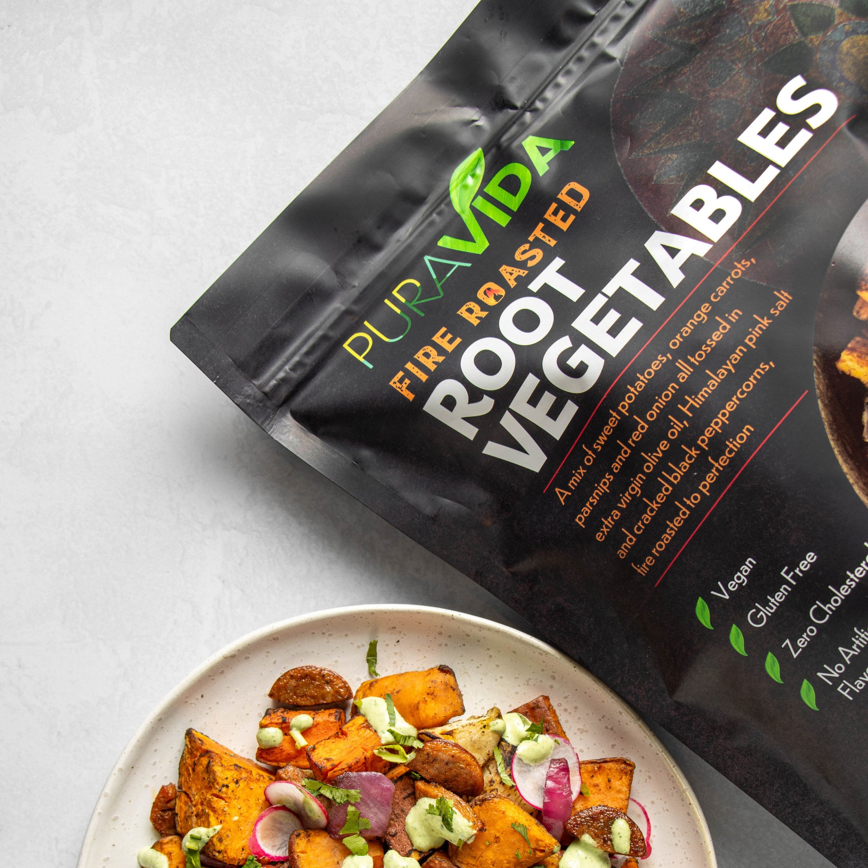 Fire Roasted Root Vegetables